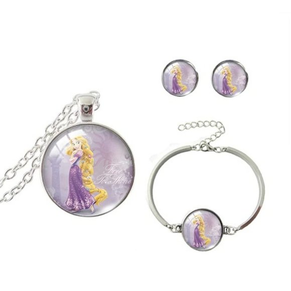 Handmade | Jewelry | Tangled Handmade Jewelry Set With Rapunzel In ...